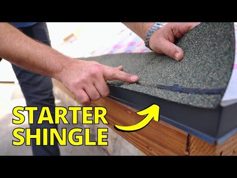 Install the Starter Strip for Asphalt Roofing | Pro Trade Craft