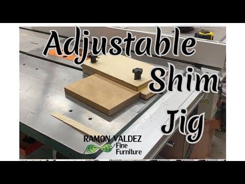 Adjustable Shim Jig for Table Saw | Pro Trade Craft