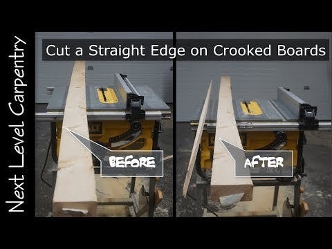 Straightening Jig for Crooked Lumber | ProTradeCraft