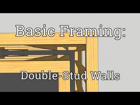 Basic Framing: Double-Stud Walls | Pro Trade Craft