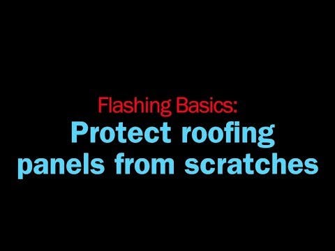 Scratch Guard for Metal Roofing Panels | Pro Trade Craft