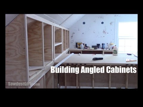 Building and Installing Custom Cabinets for a Sloped Ceiling | Pro ...