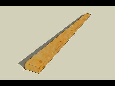 How to Draw a 2x4 in Sketchup | Pro Trade Craft